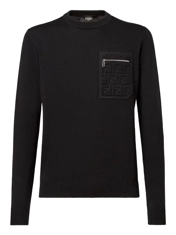 Fendi Virgin Wool Sweater - Multicolor