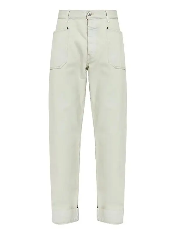 VIVIENNE WESTWOOD Neutrals Denim Regular & Straight-leg Jeans - Cream