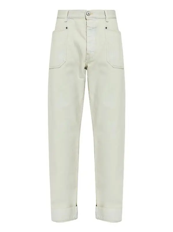 VIVIENNE WESTWOOD Straight-leg Jeans - Cream