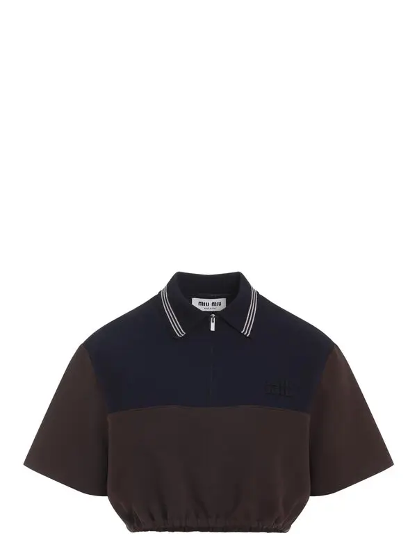 Miu Miu Viscose Top - Brown