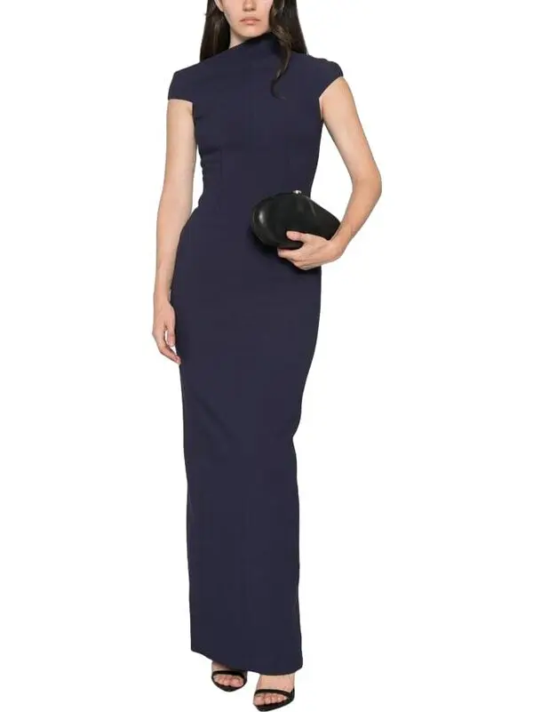 Solace London Evening Gown - Blue