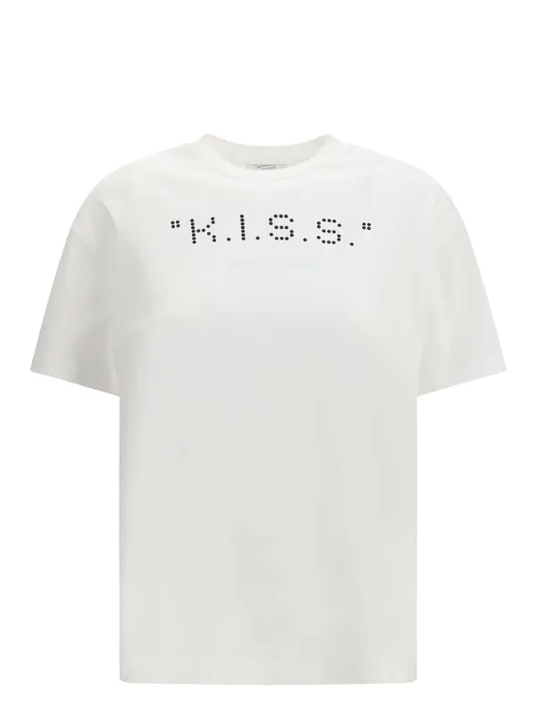Off-White Kiss Quote T-shirt - White