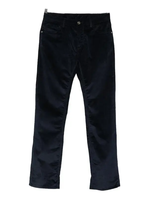 Etro Corduroy Straight Leg Trousers - Multicolor