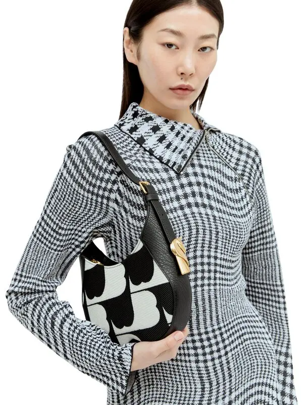Burberry Small Chess Shoulder Bag - Black