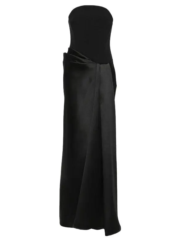 Solace London Evening Dress - Black