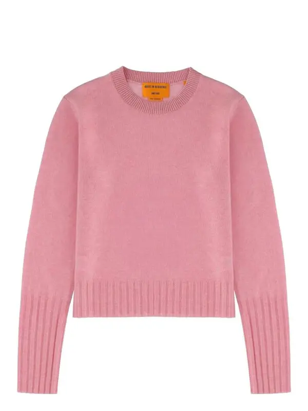 Guest In Residence Shrunken Crew Jersey - Pink