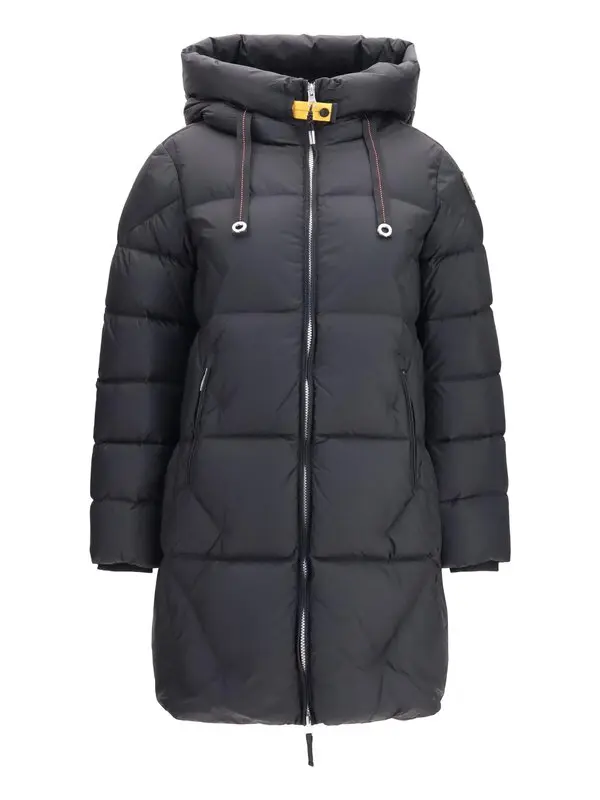 PARAJUMPERS Long Puffer Jacket Janet - Black