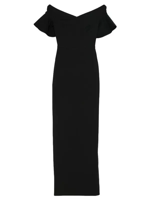 Solace London Evening Dress - Black