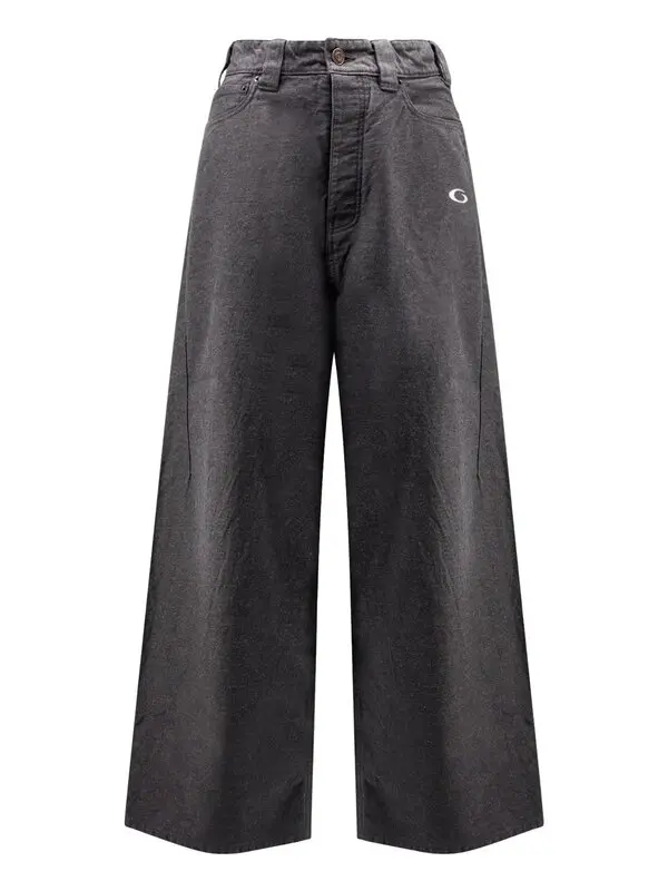Balenciaga Trompe L'oeil Denim Trousers - Multicolor