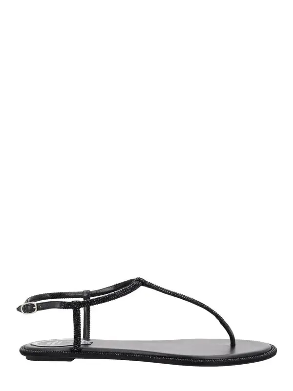 Rene Caovilla Diana Sandals - Black