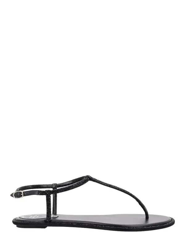 Rene Caovilla Diana Sandals - Black