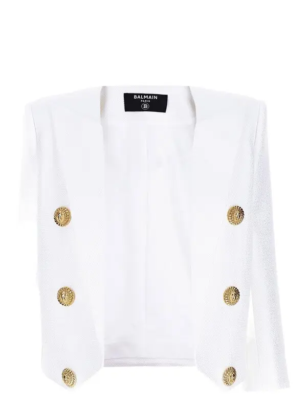 Balmain Blazer Spencer - White