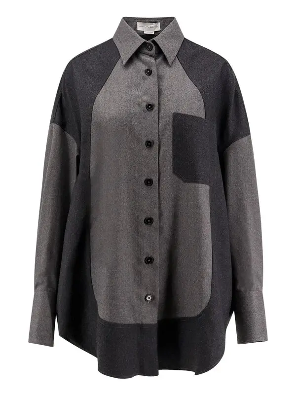 Stella McCartney Oversize Wool Shirt - Multicolor