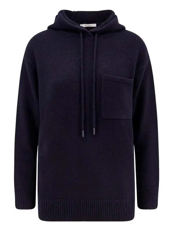 Max Mara Liana Cashmere And Wool Hooded Sweater - Multicolor