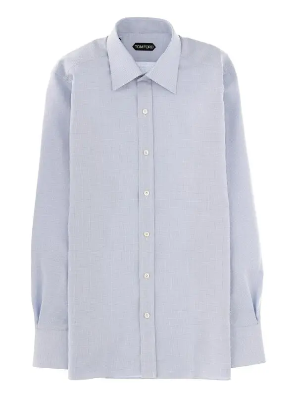 TOM FORD Shirt With Classic Collar - Multicolor