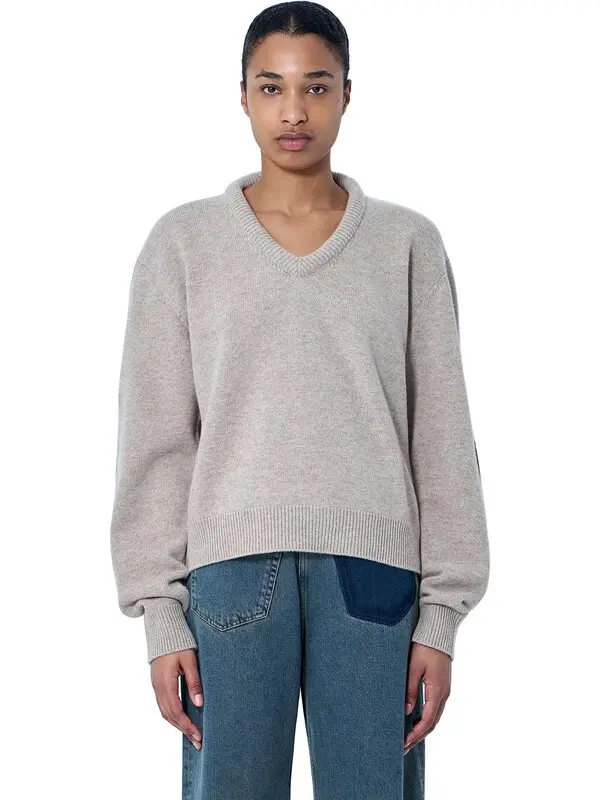 Acne Studios Wool Knit Sweater - Cream