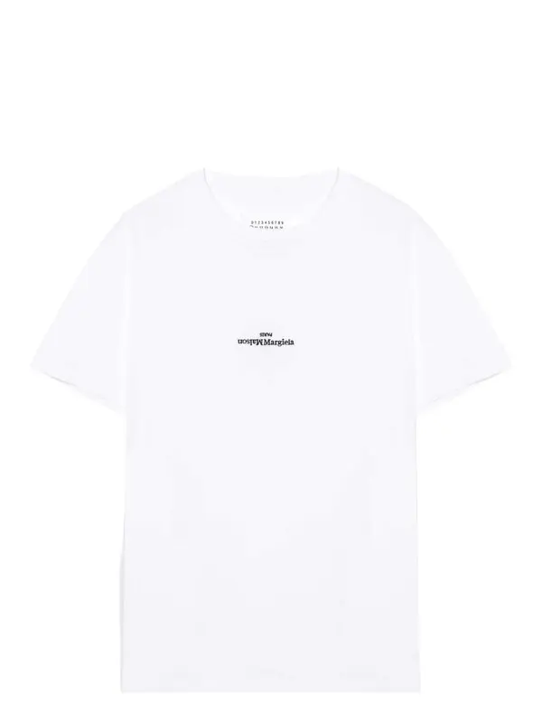 MAISON MARGIELA Cotton T-shirt With Logo - White