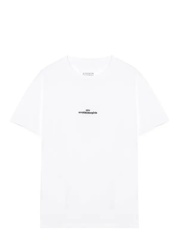 MAISON MARGIELA Cotton T-shirt With Logo - White