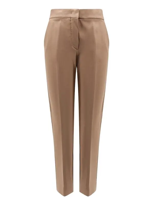 Max Mara Pegno Viscose Blend Trousers - Multicolor