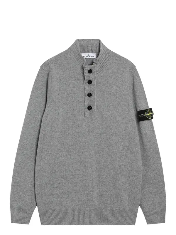 Stone Island Wool Blend Sweater - Gray