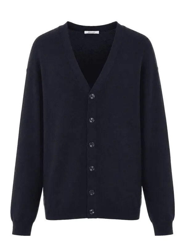 LEMAIRE Relaxed Twisted Cardigan - Black