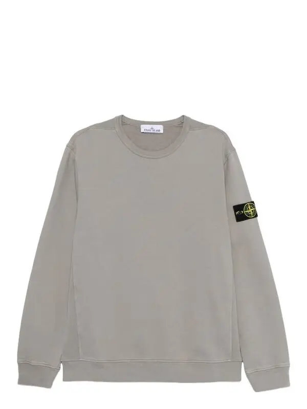 Stone Island Cotton Blend Sweatshirt - Gray