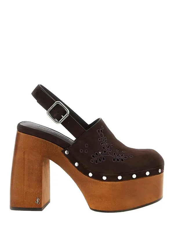 JIMMY CHOO Alida' Clog - Brown