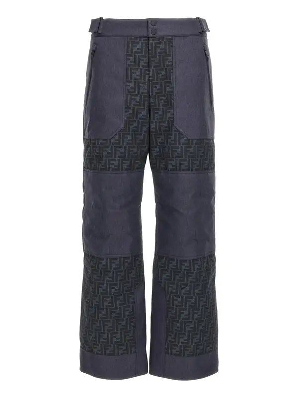 Fendi Ff' Ski Pants - Blue