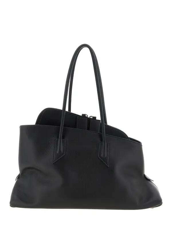 Attico La Passeggiata Medium Shoulder Bag - Black