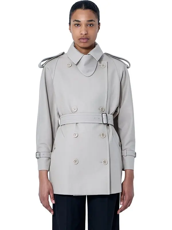 Max Mara Double-breasted Trench Coat - Cream