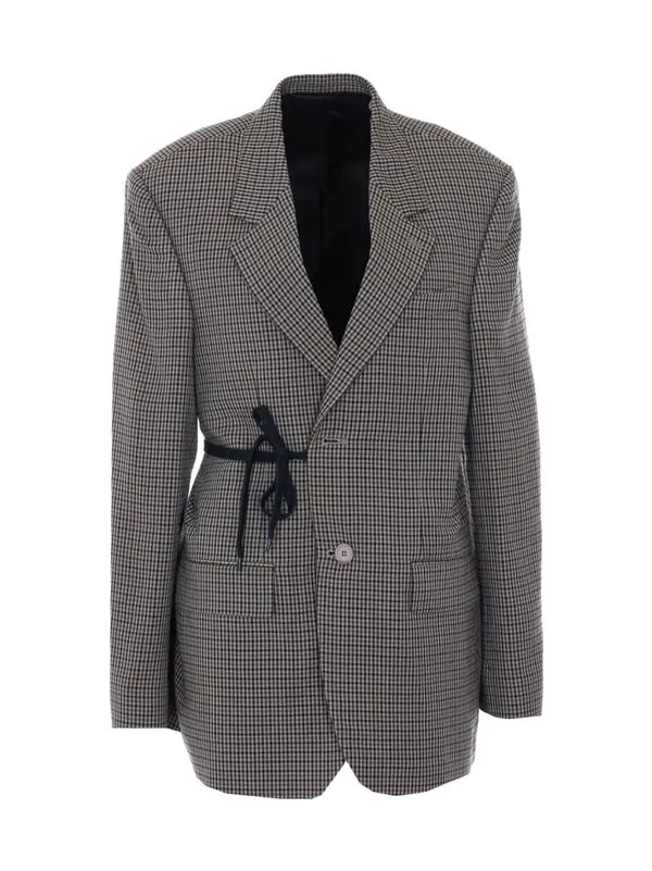 Balenciaga Wrap Tailored Jacket - Multicolor