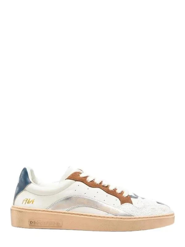 Dsquared2 Low-top Distressed Trainers - White