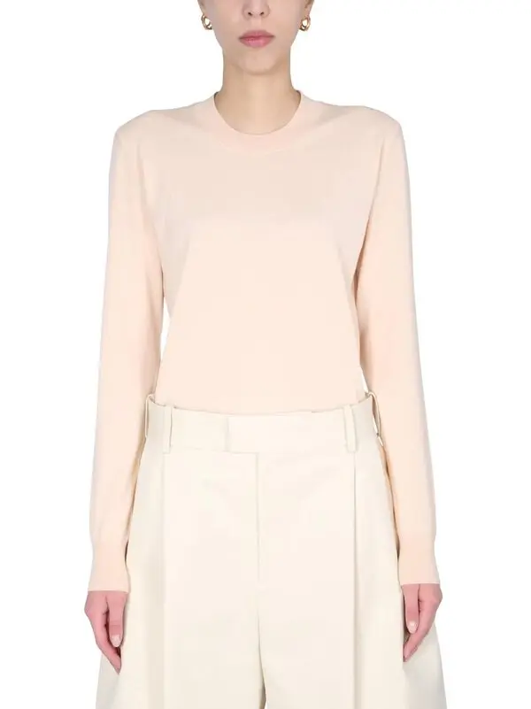 Bottega Veneta Lightweight Long Sleeved Sweater - Pink