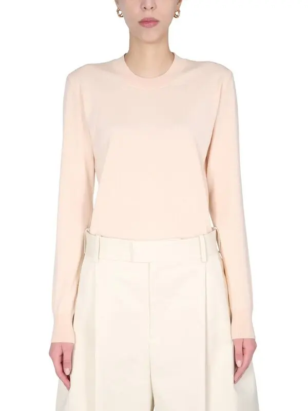 Bottega Veneta Lightweight Long-sleeved Sweater - Pink