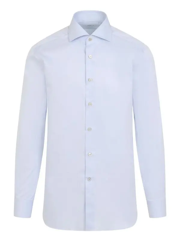 Kiton Cotton Shirt - Blue