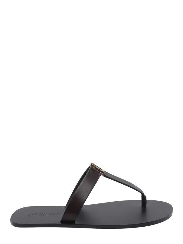 Saint Laurent Babylone Sandals - Brown