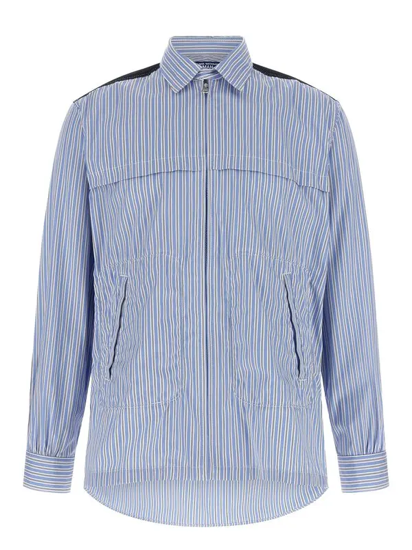 Junya Watanabe Denim Insert Shirt - Blue