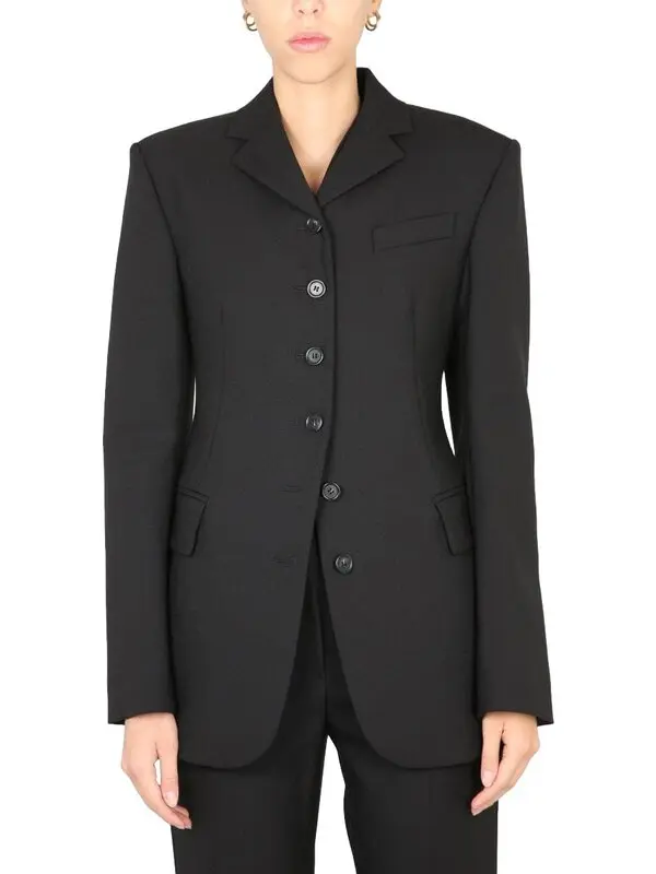 Max Mara Single-breasted Jacket - Black