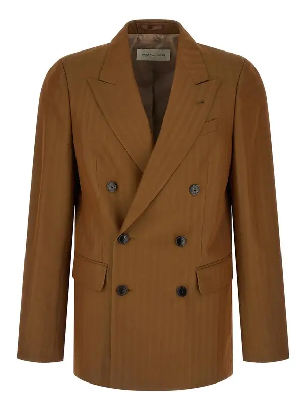 Dries Van Noten Barry' Blazer - Brown