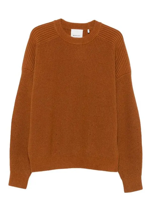 Isabel Marant Étoile Ribbed Knit Pullover - Brown