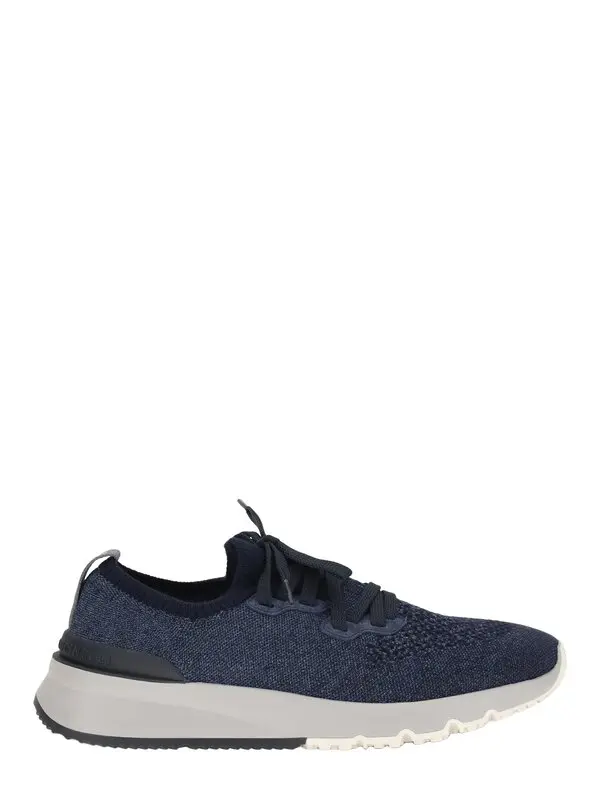 Brunello Cucinelli Cotton Sneakers - Blue