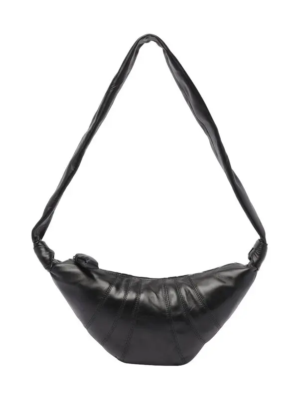 LEMAIRE Small Croissant Shoulder Bag - Black