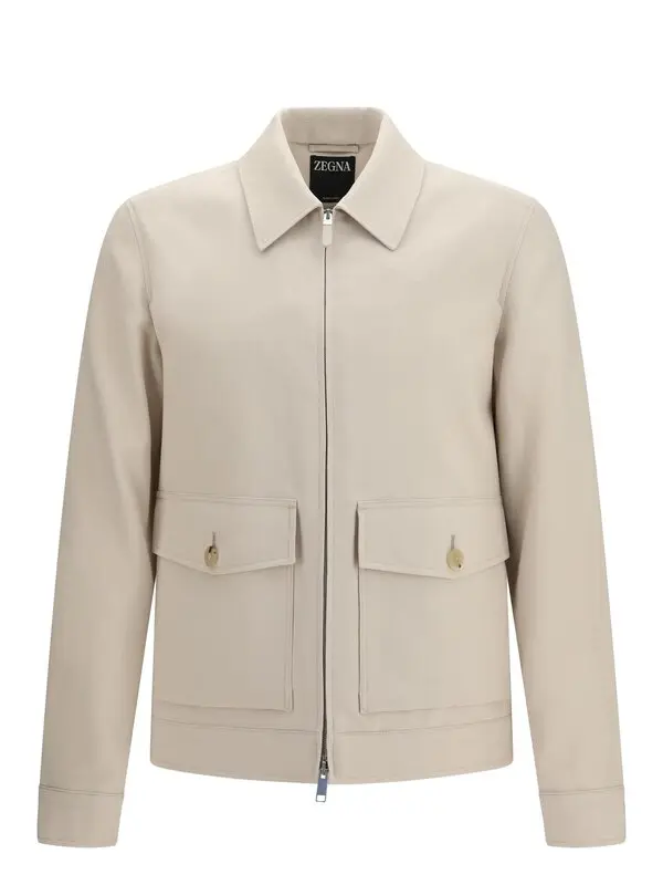 Zegna Oasi Linen Jacket - Cream