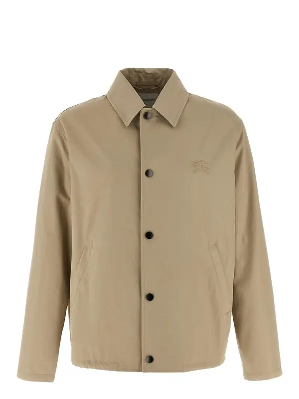 Burberry Gabardine Jacket - Cream