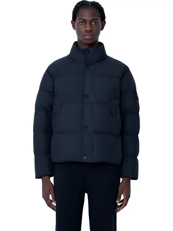 Stone Island Short Down Jacket - Black