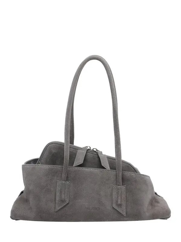 Attico Small La Passeggiata Shoulder Bag - Gray