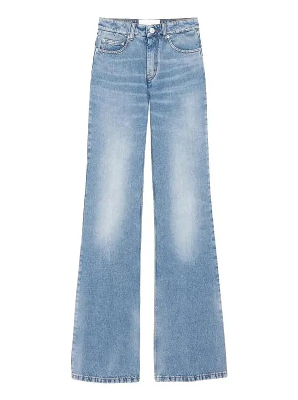 AMI Paris Denim Straight-leg Jeans - Blue