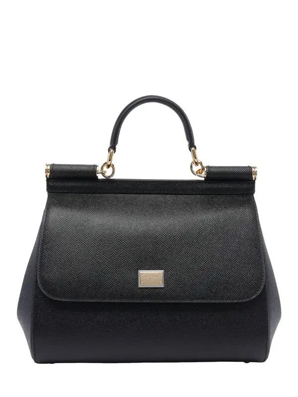 Dolce & Gabbana Large Sicily Handbag - Black