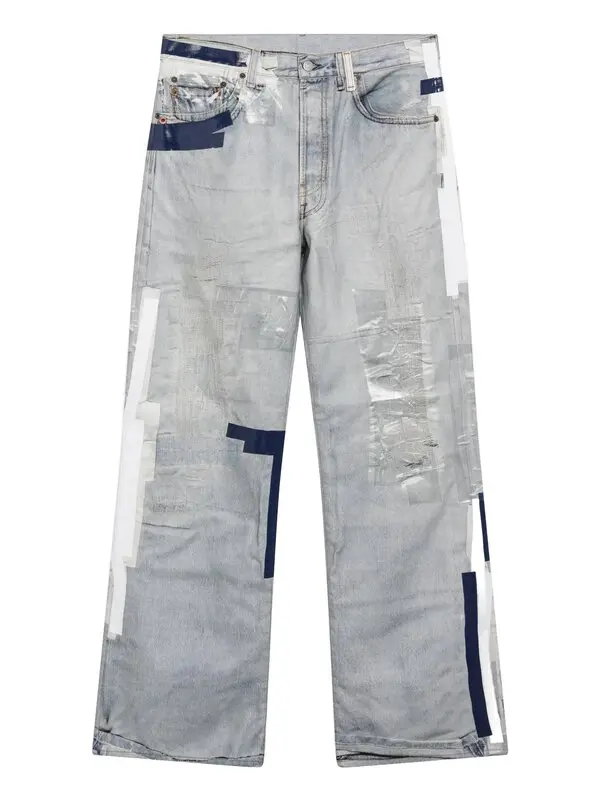 Acne Studios Trompe-lâ€å“il Tape Jeans 2021m Light - Blue