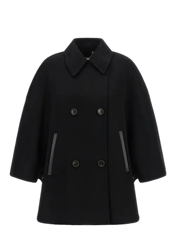 Max Mara Mxaospite' Cape - Black